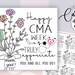 Happy CMA Week Printable Favor Gift Tag,medical Assistant Stem Flowers ...