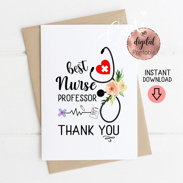 Nurse Educator Thank You Card - Etsy