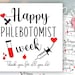 Happy Phlebotomist Week Printable Favor Gift Tag,phlebotomy Tag,vein ...