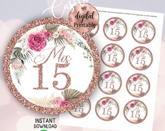 Mis Quince Anos Sticker - Etsy UK