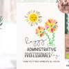 Thank You Sunshine Printable Gift Tag,administrative Professionals Day ...