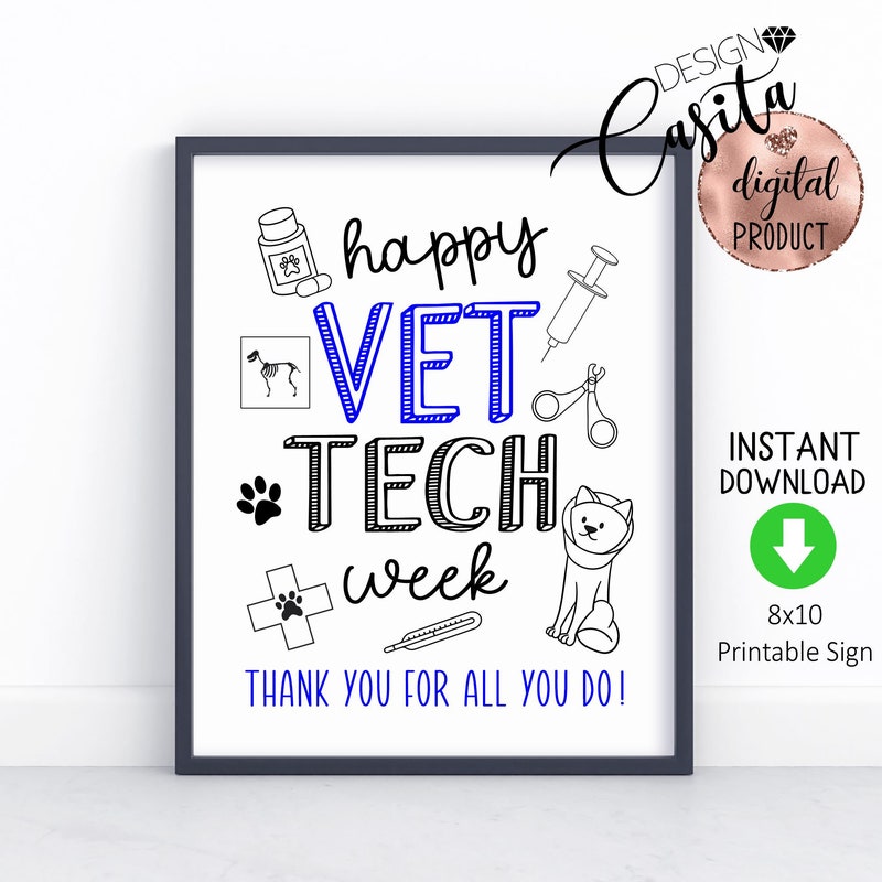 Vet Tech Week - Etsy