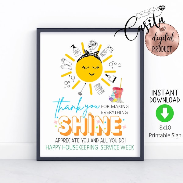 Housekeeping Week Banner - Etsy