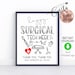 Surgical Tech Week Printable 8x10 Party Sign, National Surgical ...