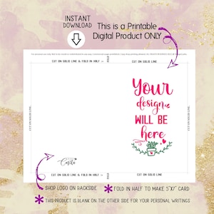 Dental Assistant Week Printable 5x7 Folded Greeting Card,dentist Staff ...