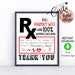 Pharmacy Week Printable 8x10 Party Sign,pharmacy Tech Week Sign ...