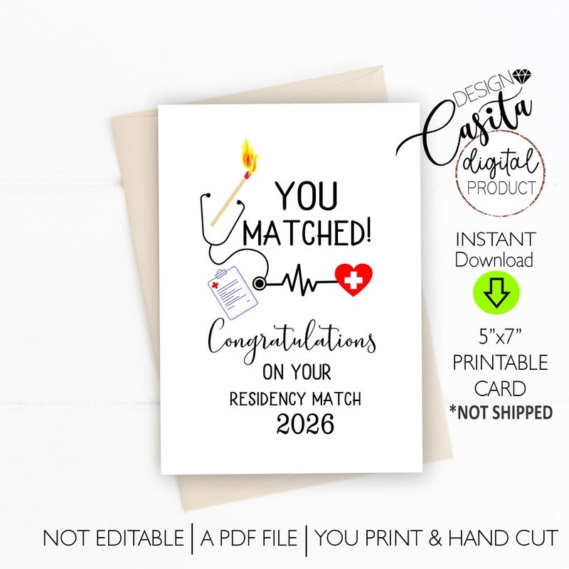 Residency Match Day Party - Etsy