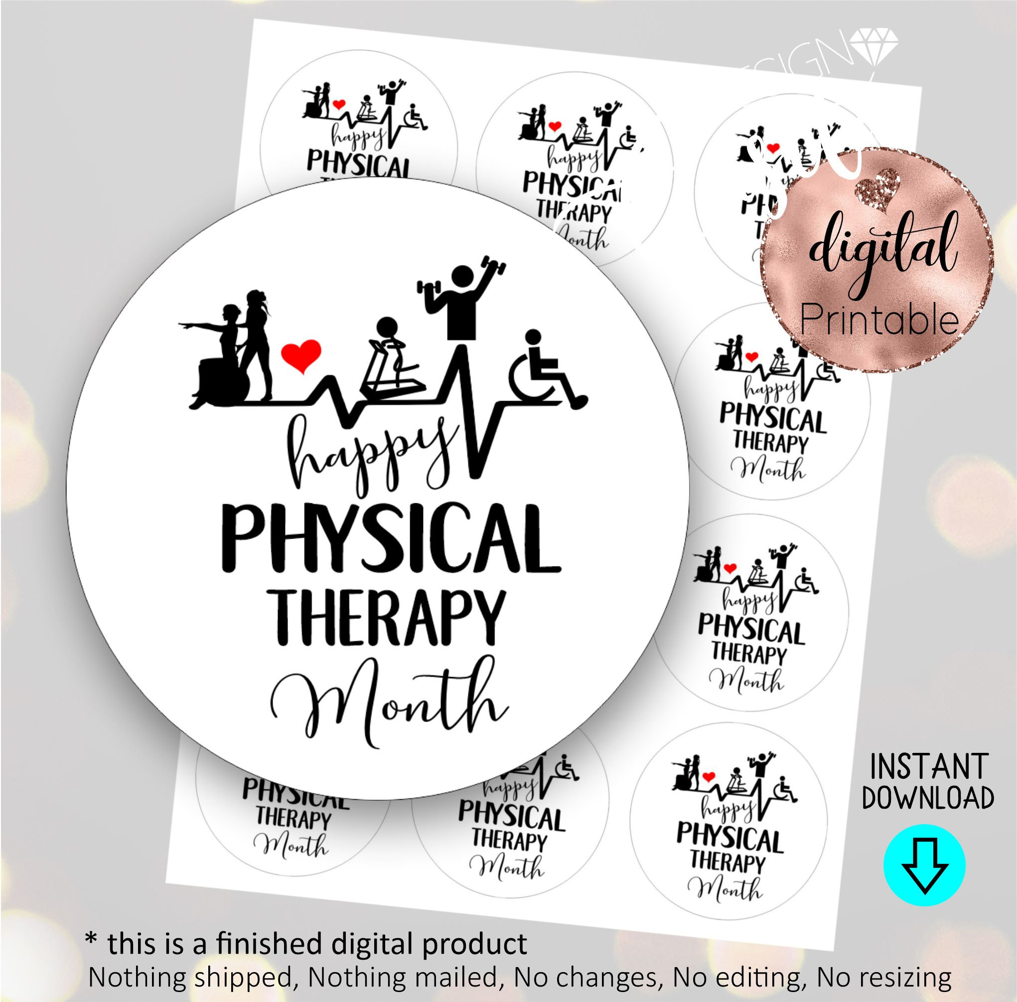 National Physical Therapy Month Logo