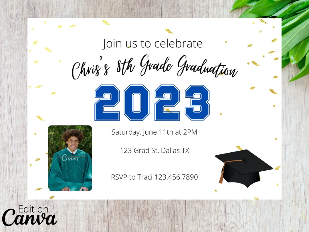 8th Grade Graduation High School Graduation 8th Grade - Etsy