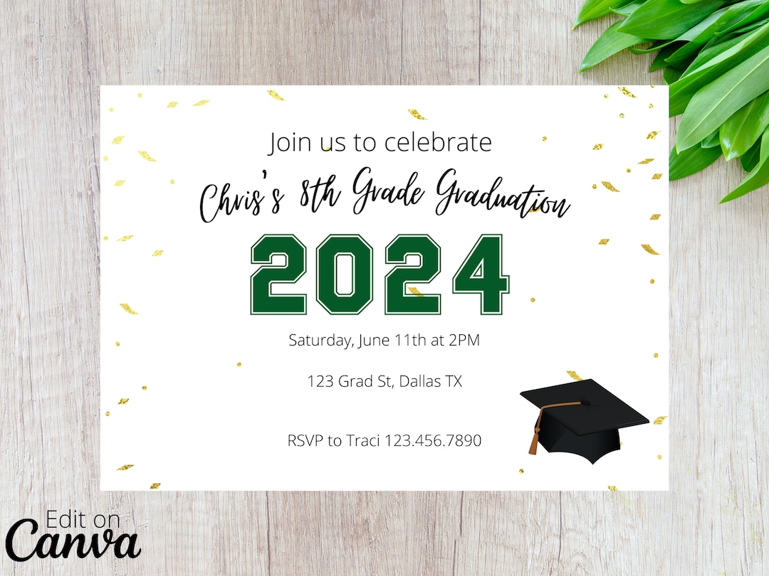 8th Grade Graduation High School Graduation 8th Grade Promotion ...