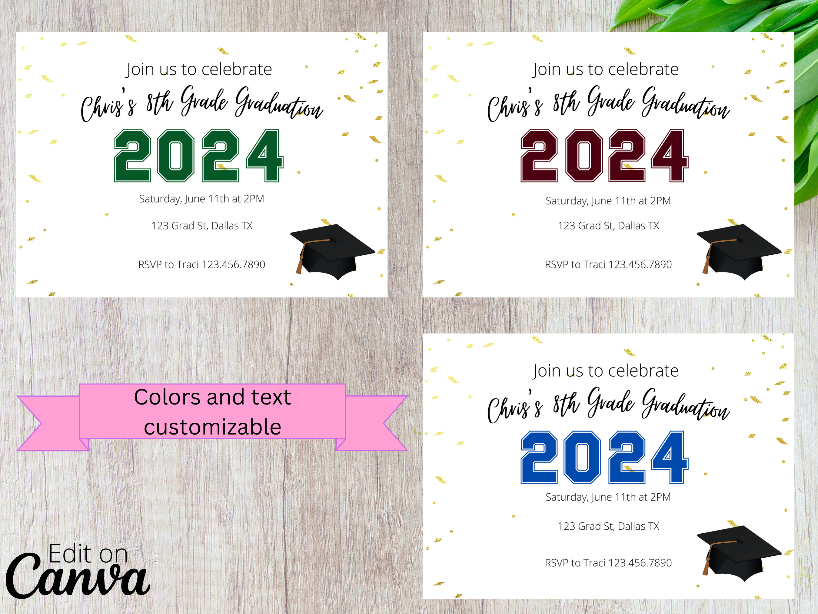 8th Grade Graduation High School Graduation 8th Grade Promotion ...