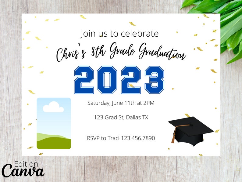 8th Grade Graduation High School Graduation 8th Grade - Etsy