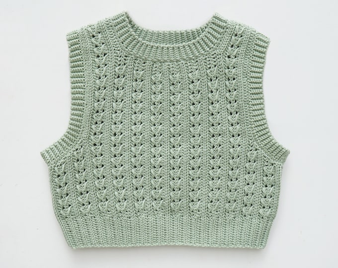 Diamond Crochet Vest Pattern: Timeless Jumper (PDF Pattern) - Etsy Canada