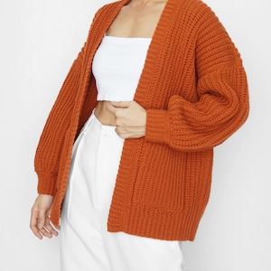 Crochet Ribbed Cardigan Pattern: Easy Oversize Cardigan (english) - Etsy