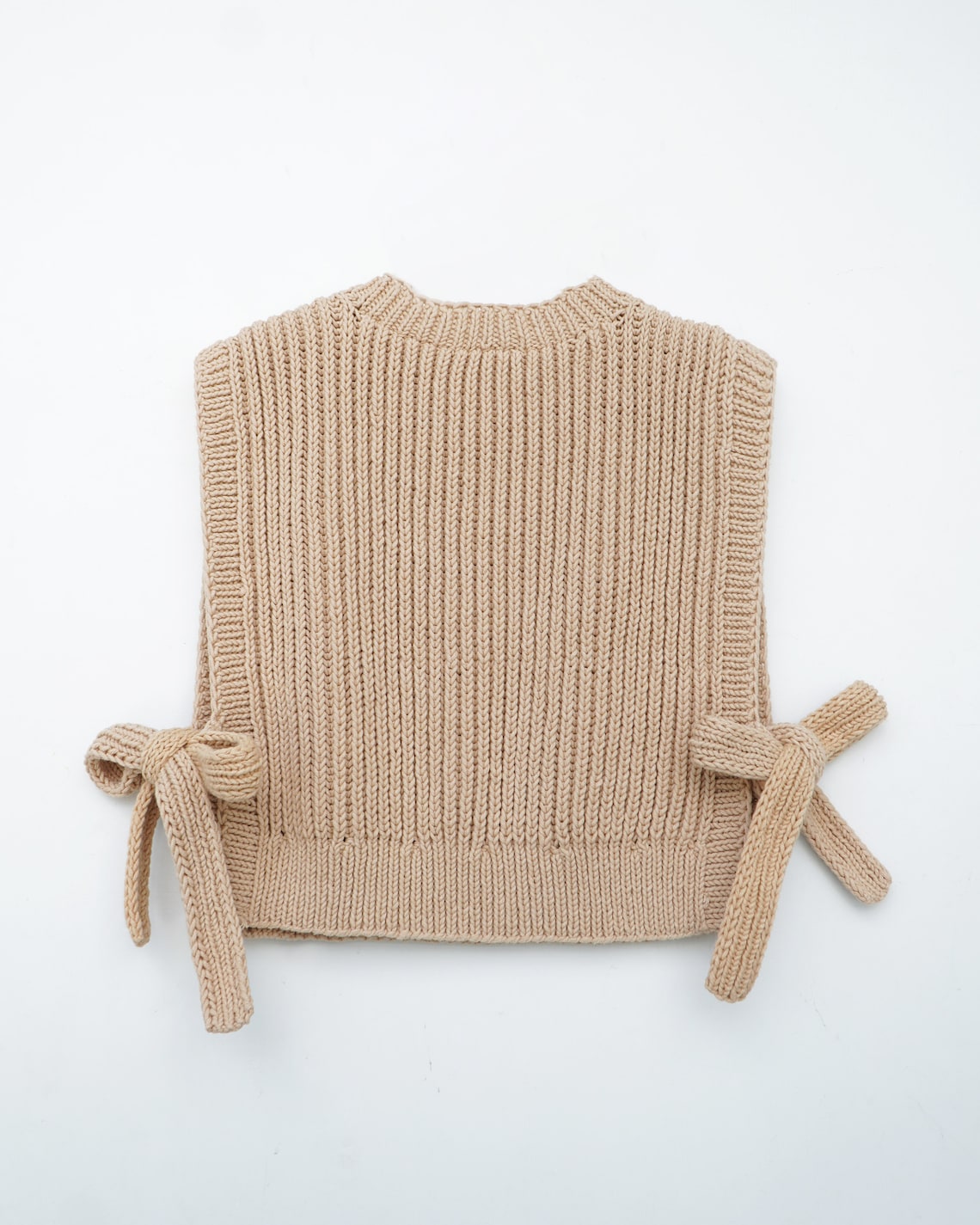 Knitting Ribbed Vest Pattern: Beginner Side-tie Sweater (english) - Etsy