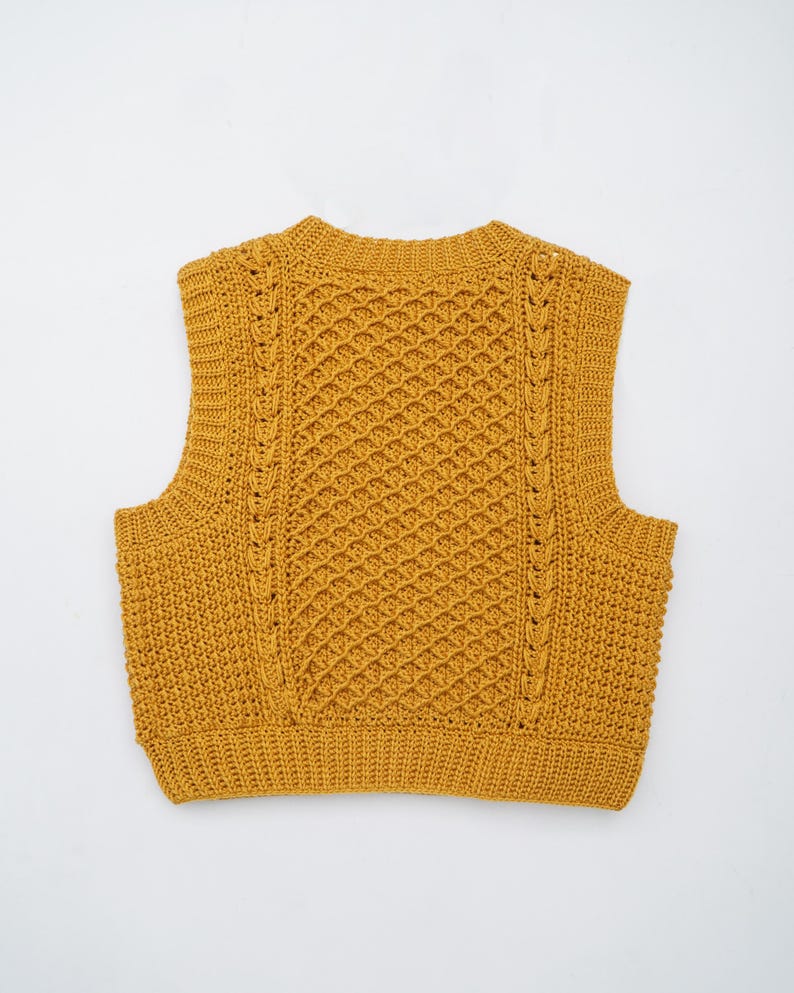 Diamond Crochet Vest Pattern: Timeless Jumper, Modern Pullover (PDF ...