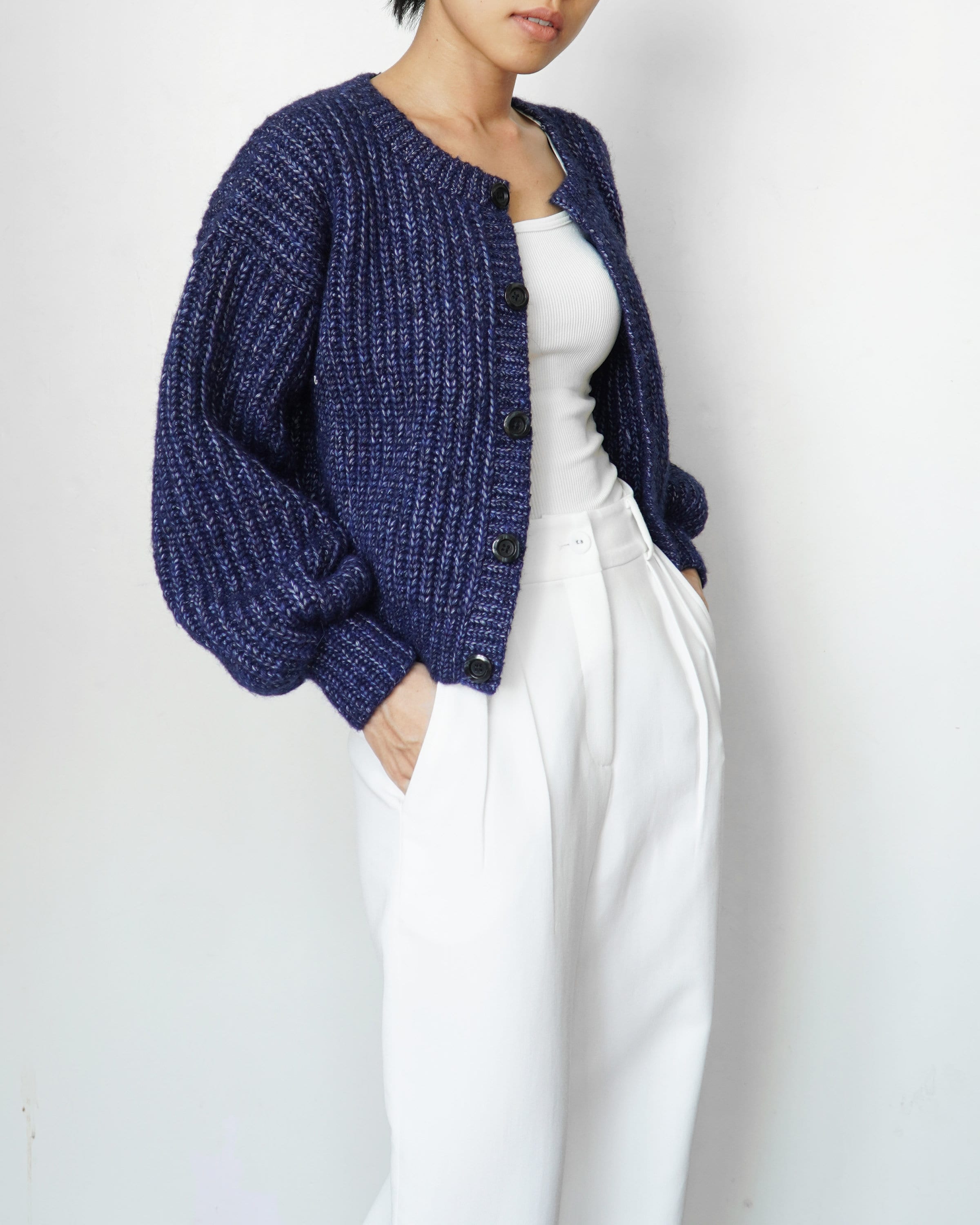 Crochet Ribbed Cardigan Pattern: Easy Crewneck Design (PDF Pattern) - Etsy