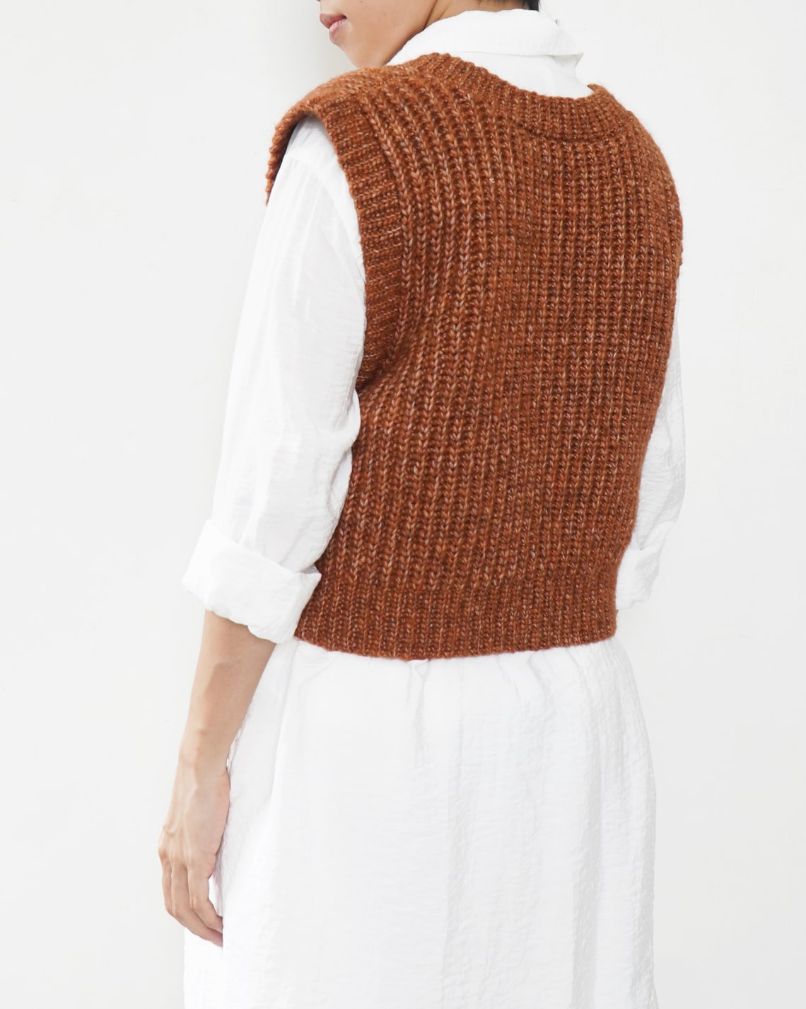 Crochet Ribbed Vest Pattern Crochet Sweater Pattern Easy - Etsy