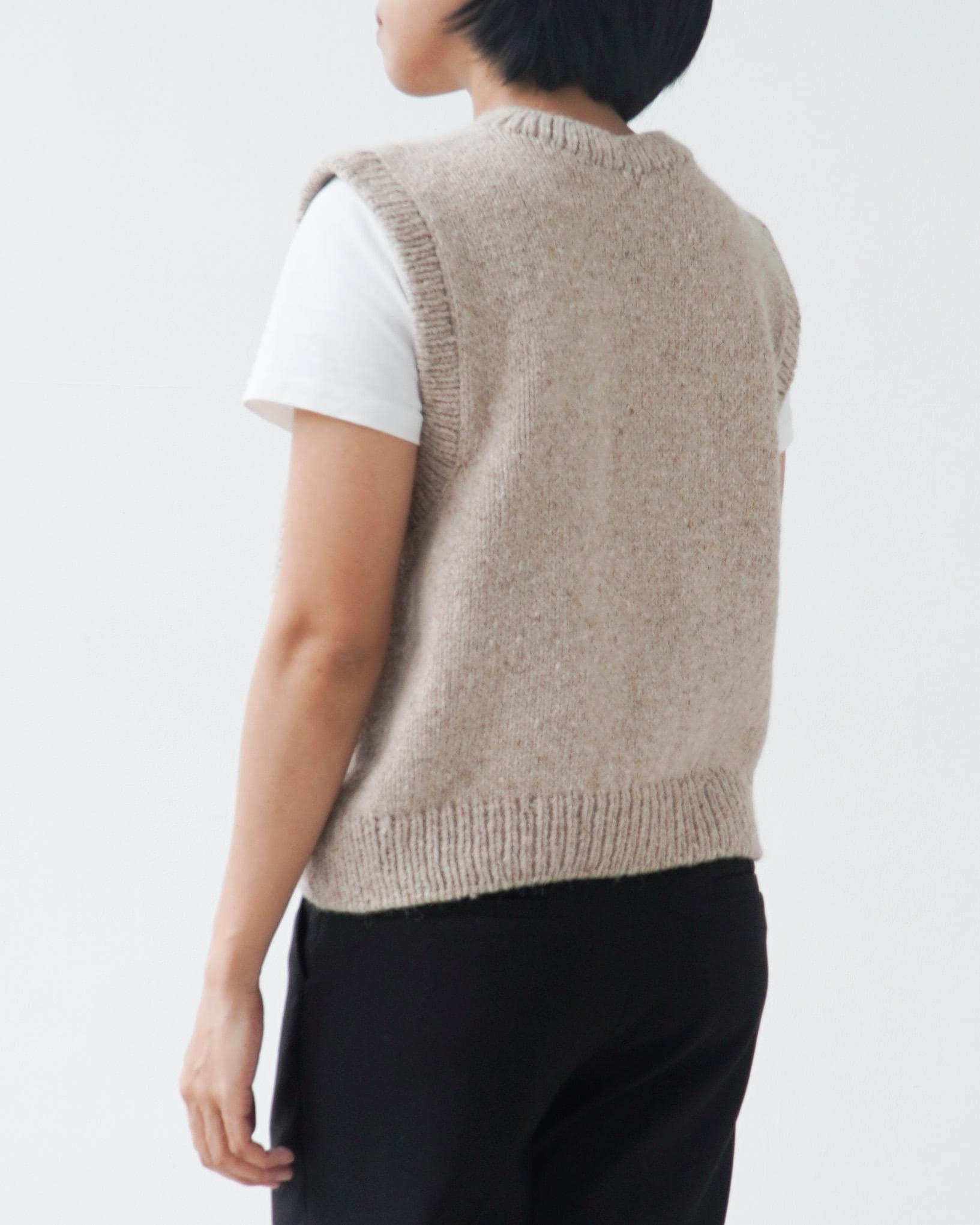 Seamless Knit Vest Pattern: Easy Top-down Design (PDF Pattern) - Etsy