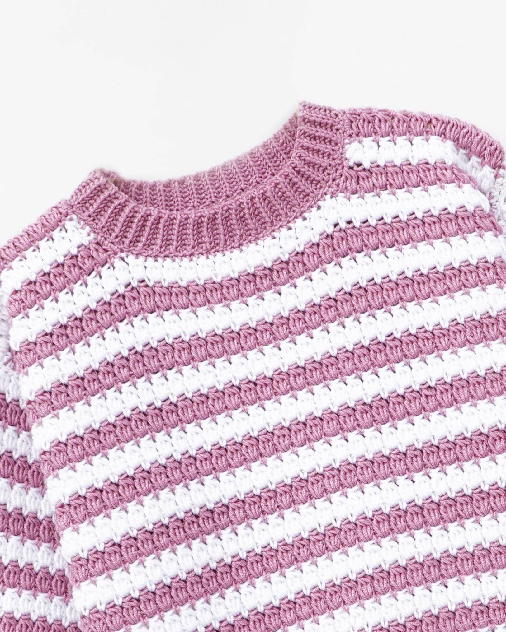 Crochet Striped Sweater Pattern: Easy Beginner Pullover (PDF Pattern ...