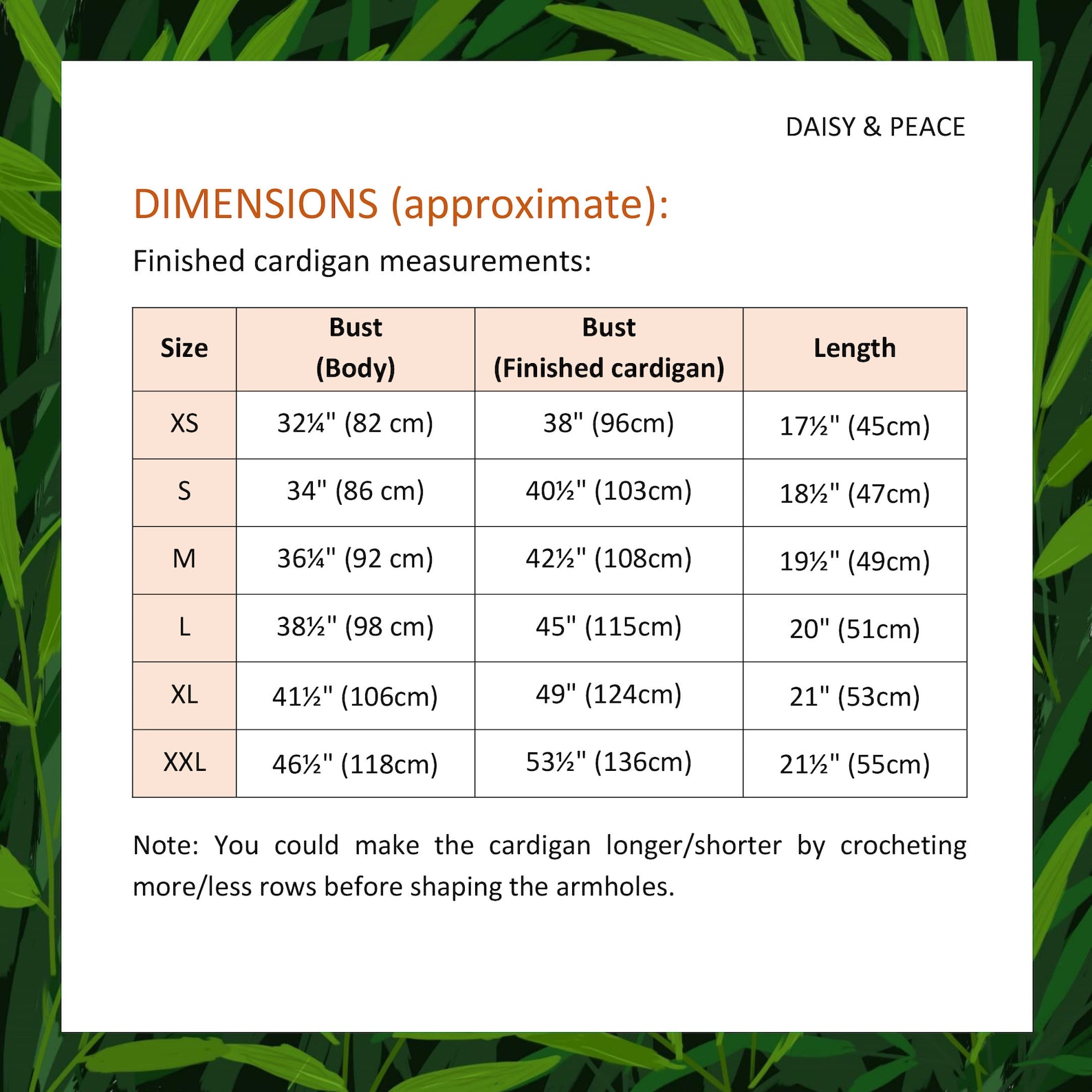 Crochet Cardigan Pattern Easy Crochet Cardigan Pattern | Etsy