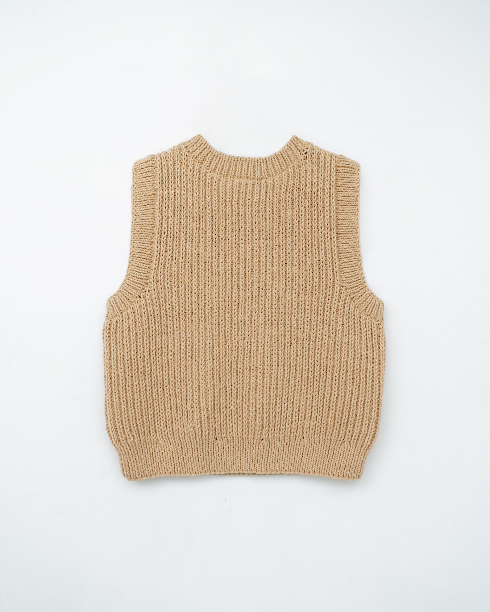 Knitting Ribbed Vest Pattern: Easy Beginner Pullover (english) - Etsy