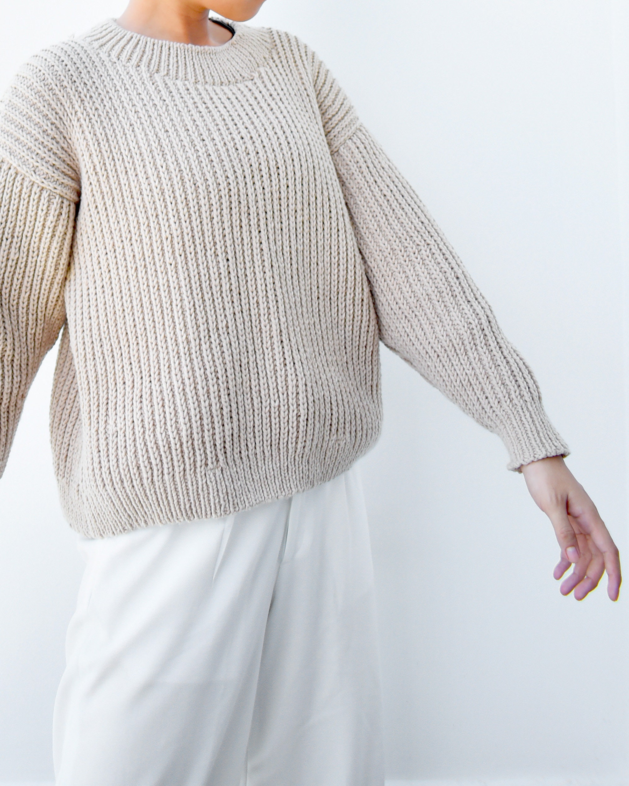 Easy Knit Pullover Sweater Pattern: Timeless Design (english) - Etsy