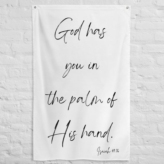 Bible Quote Flag Nursery Wall Art Nursery Bible Verse Bible - Etsy