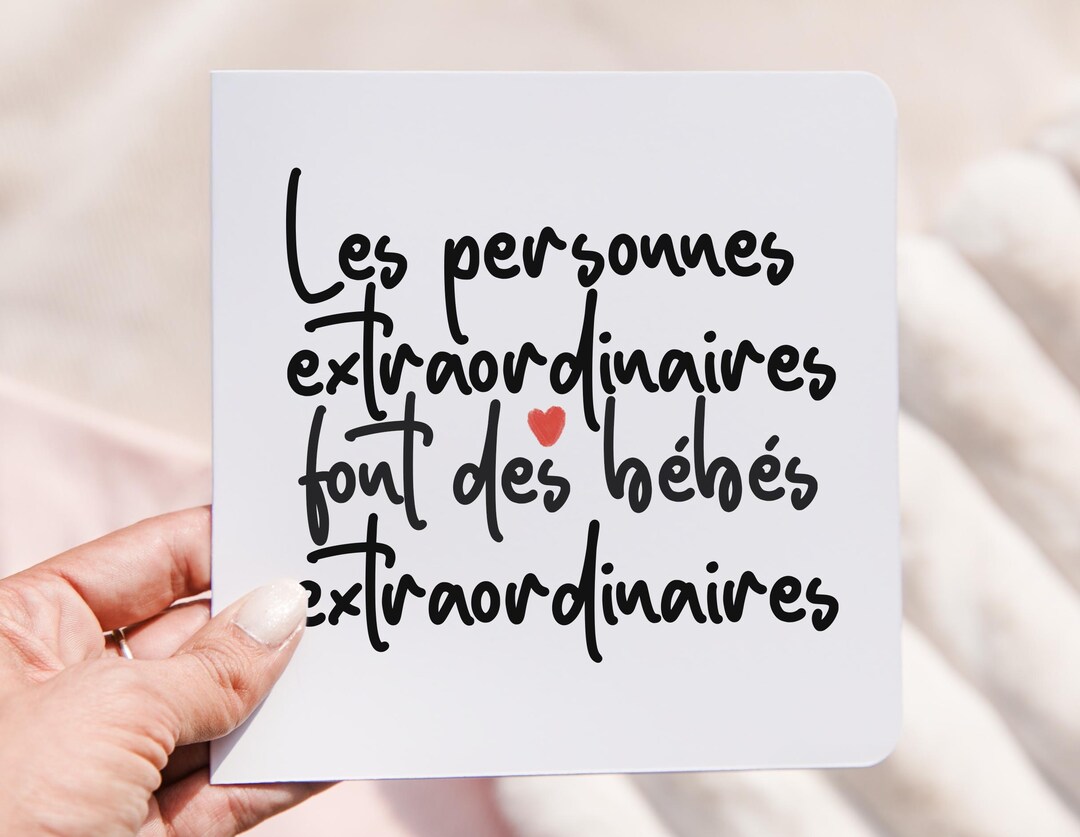 Birth Congratulations Card “extraordinary People Make Extraordinary ...