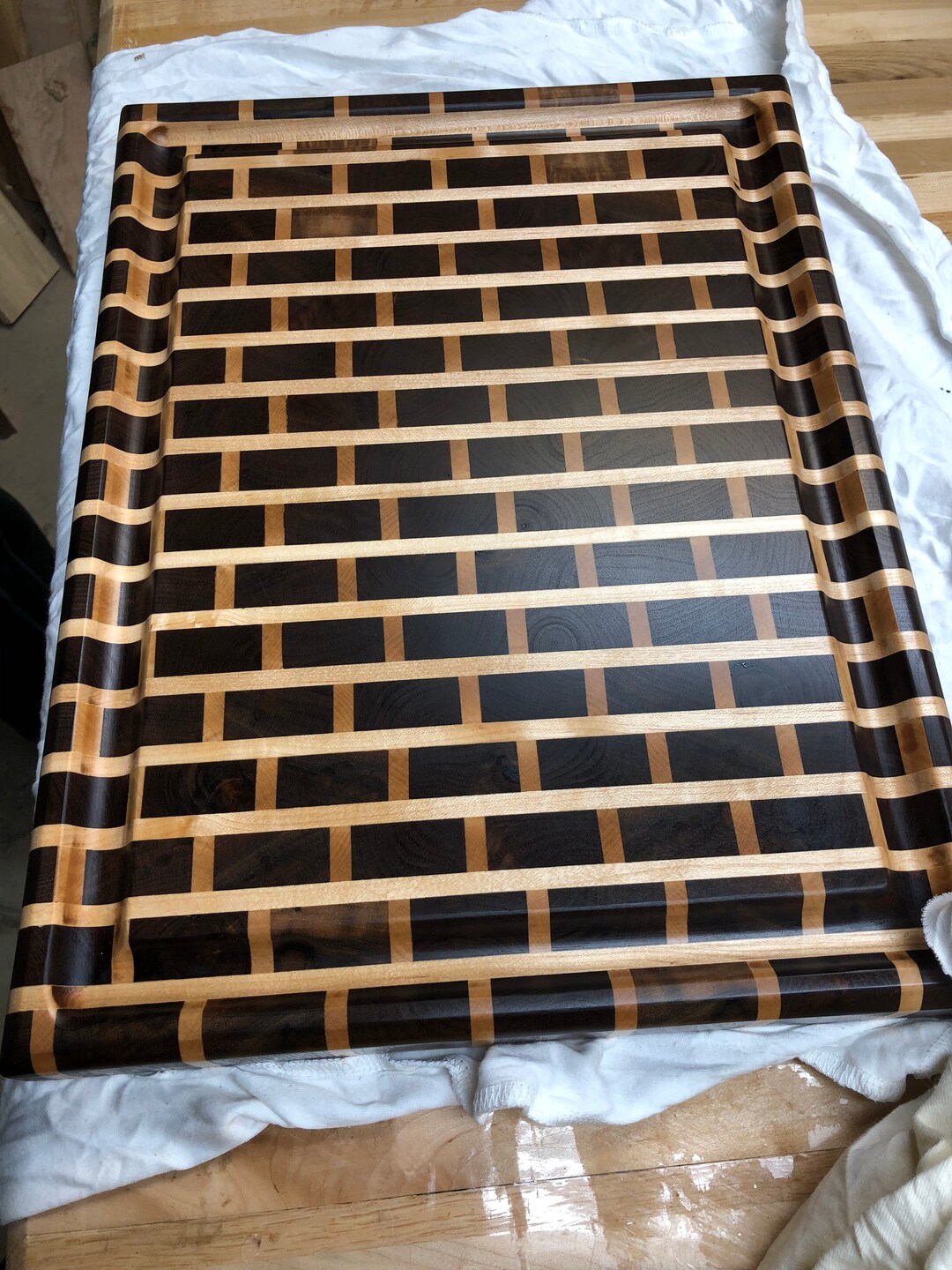 Brick Pattern Cutting Board - Etsy