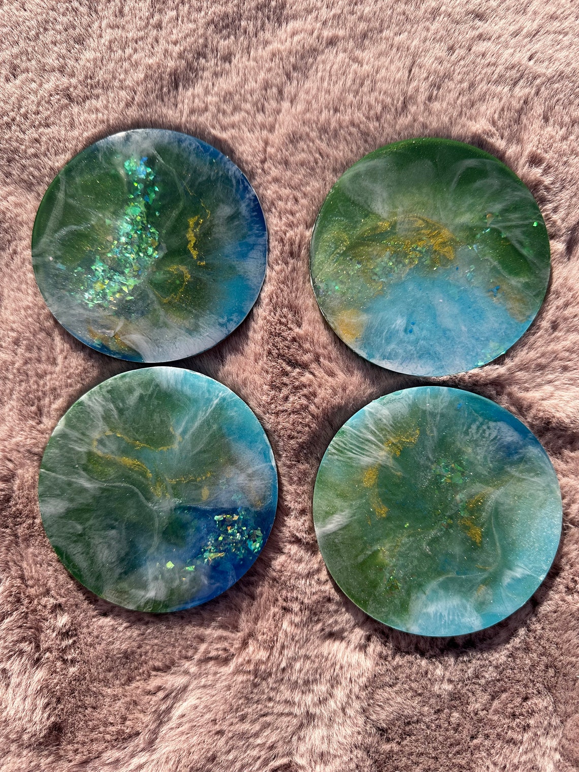 Opal Earth Day Coaster Set - Etsy