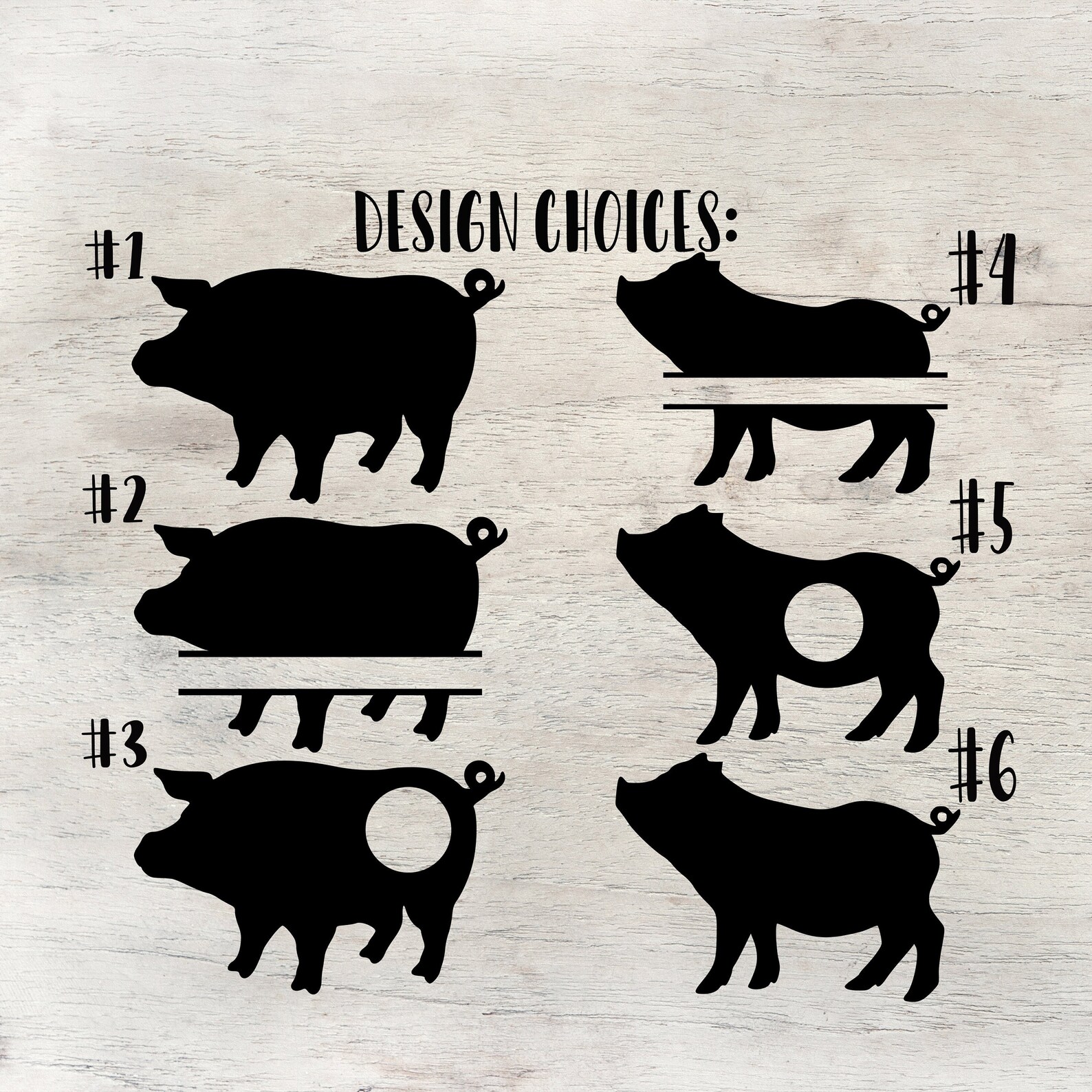 Custom Vinyl Decal for Pig Lovers Personalized Decals With | Etsy
