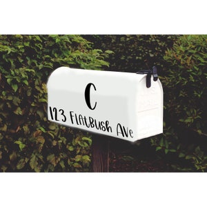 Custom Mailbox Decal Personalized Vinyl Decal for Mail Box - Etsy