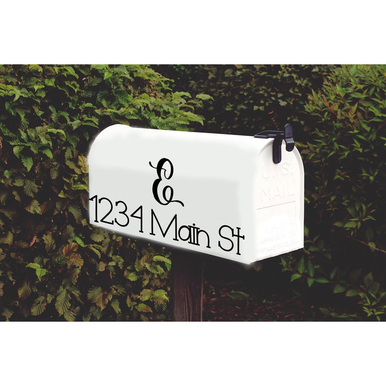 Custom Mailbox Decal Personalized Vinyl Decal for Mail Box | Etsy