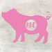 Custom Vinyl Decal for Pig Lovers Personalized Decals With - Etsy