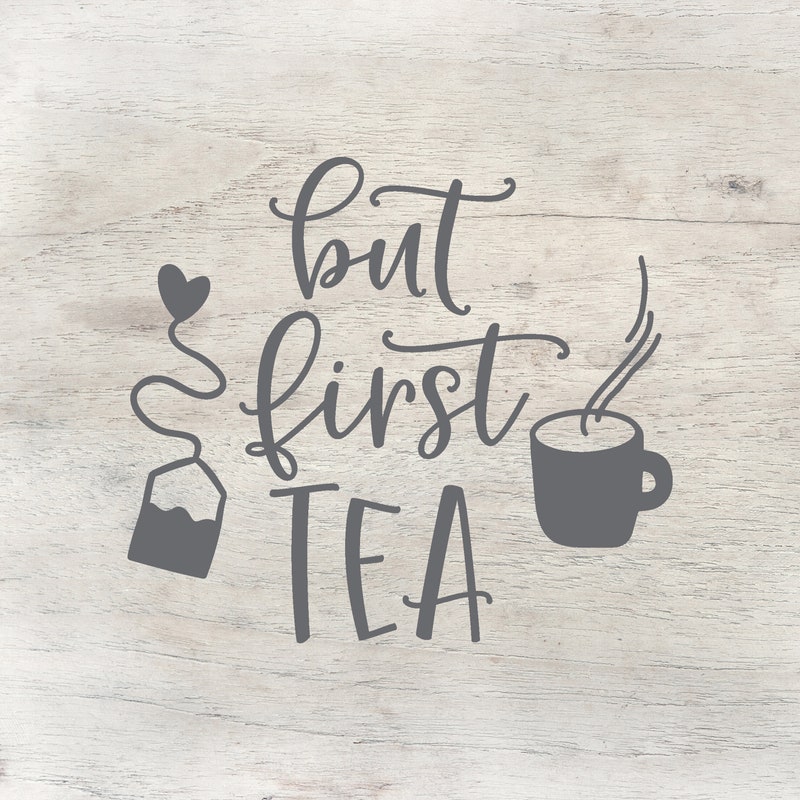 Tea Cup Wall Decal - Etsy
