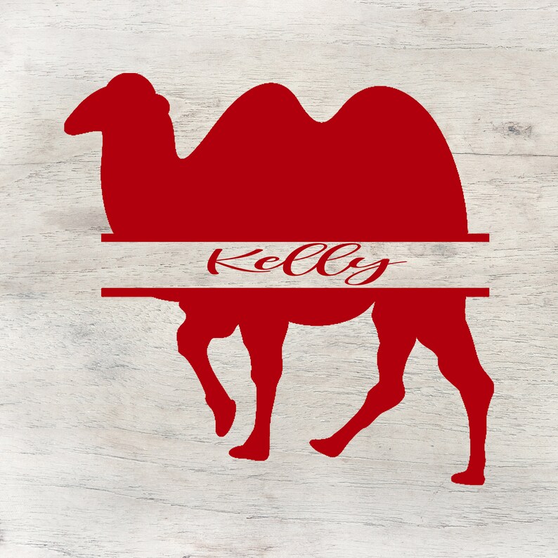 Custom Vinyl Decal for Camel Lovers Personalized Decals With - Etsy