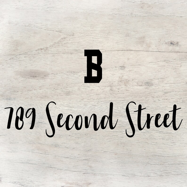 Custom Mailbox Decal Personalized Vinyl Decal for Mail Box | Etsy