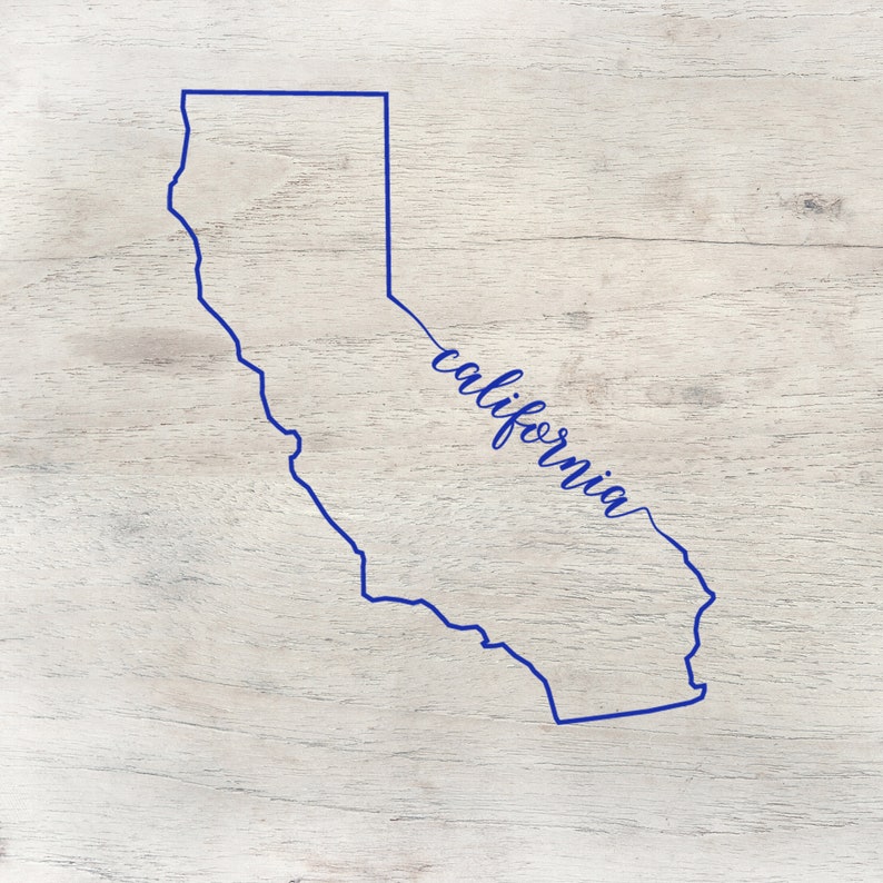 United States, All 50 States, Vinyl Decal for Home State Sign, Gift for ...