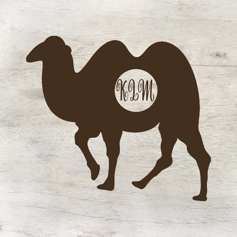 Custom Vinyl Decal for Camel Lovers Personalized Decals With - Etsy