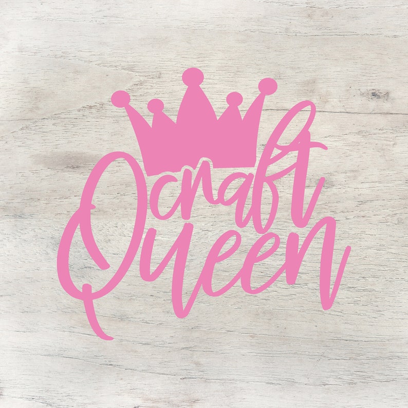 Craft Queen Craft Crown Craft Room Decor Home Wall Home - Etsy