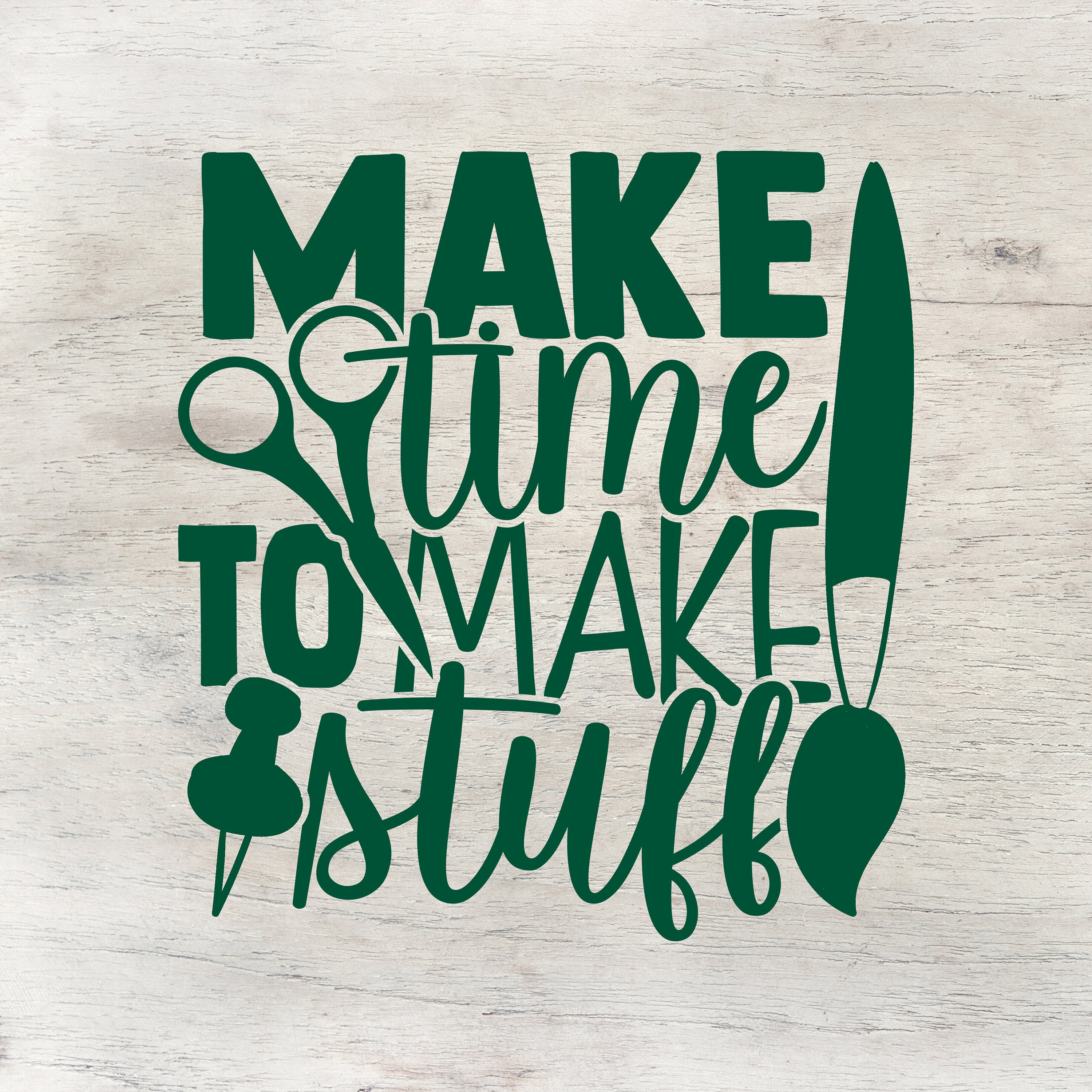 Make Time to Make Stuff Craft Room Decor Home Wall Decor - Etsy UK