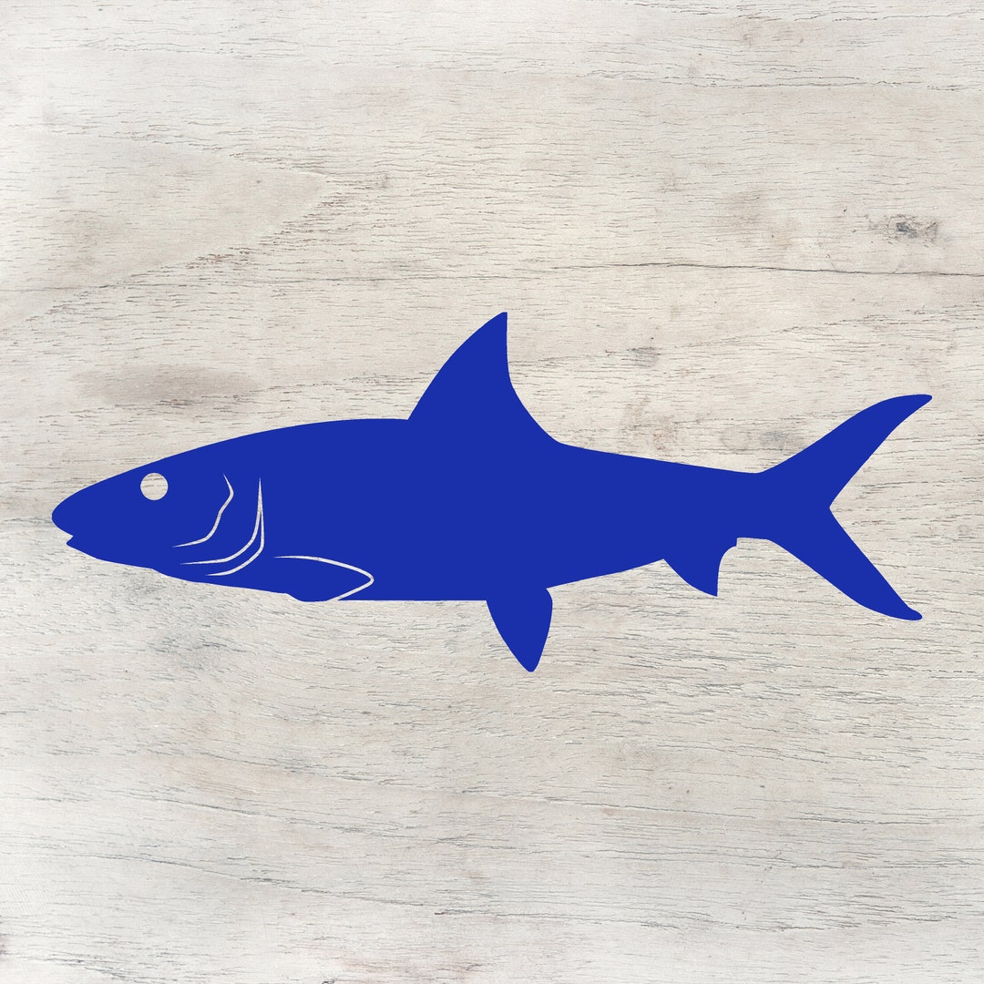 Bonefish Decal, Fishing Lovers Bumper Sticker, Saltwater Fishing, Ocean ...