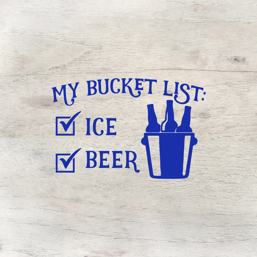 Funny Beer Decal, Drinking Decal, Decal for Cooler, Decal for Tumbler ...