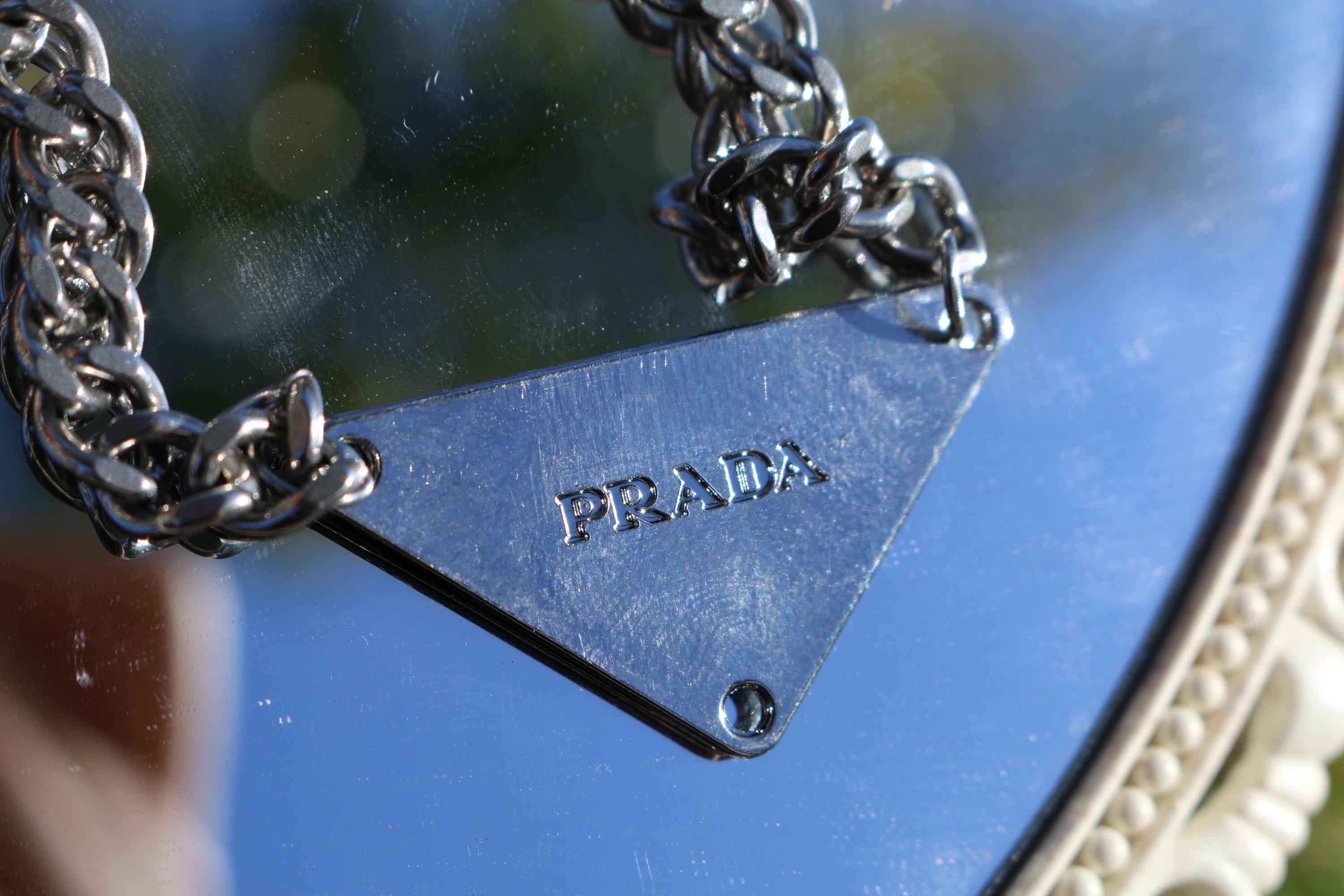 REPURPOSED Vintage Prada Pendant Necklace - Etsy