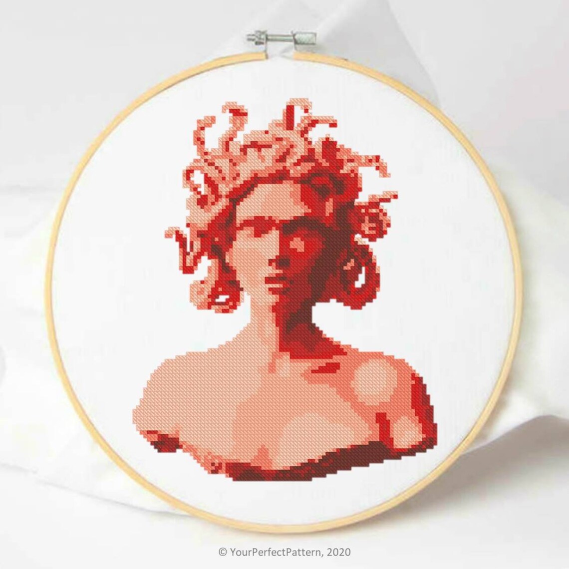 Medusa cross stitch pattern Antiquity statue xstitch pattern | Etsy
