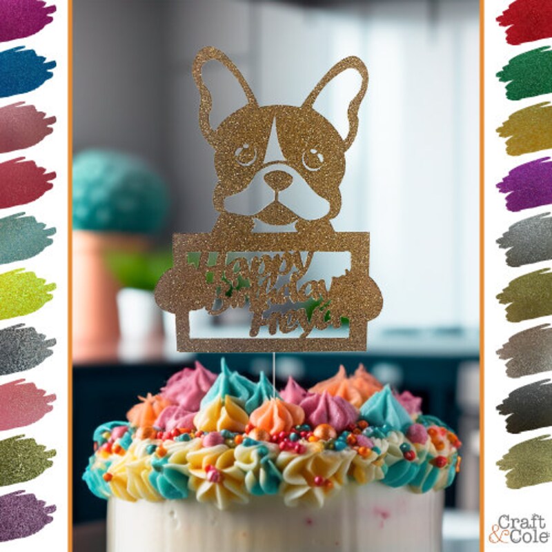 Bulldog Cake Topper - Etsy