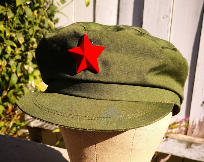 Chinese Military PLA Type-65 Patrol Hat (mao Cap) - Etsy