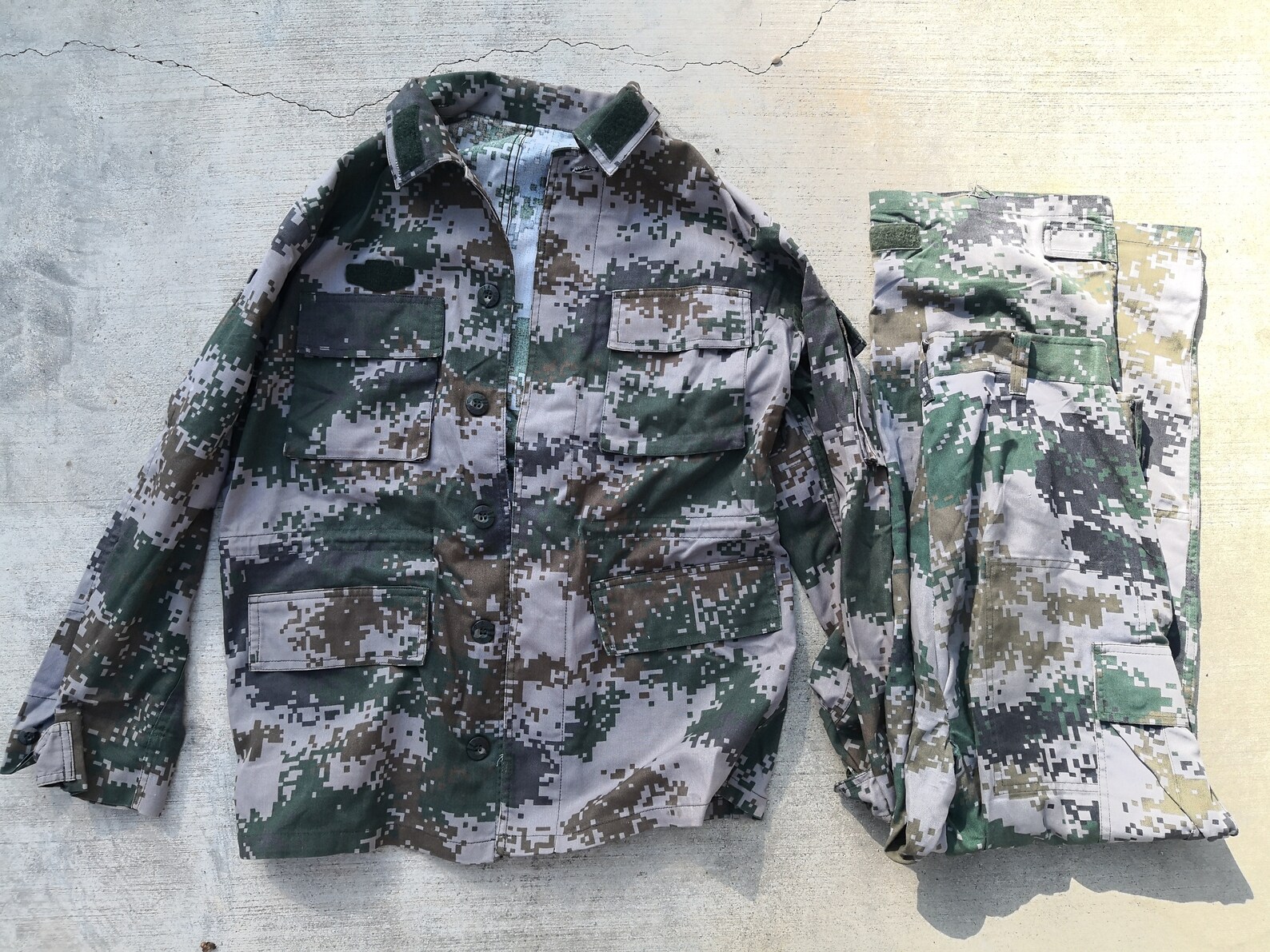 Surplus Chinese Military PLA BDU Type 07 Universal camo/ | Etsy