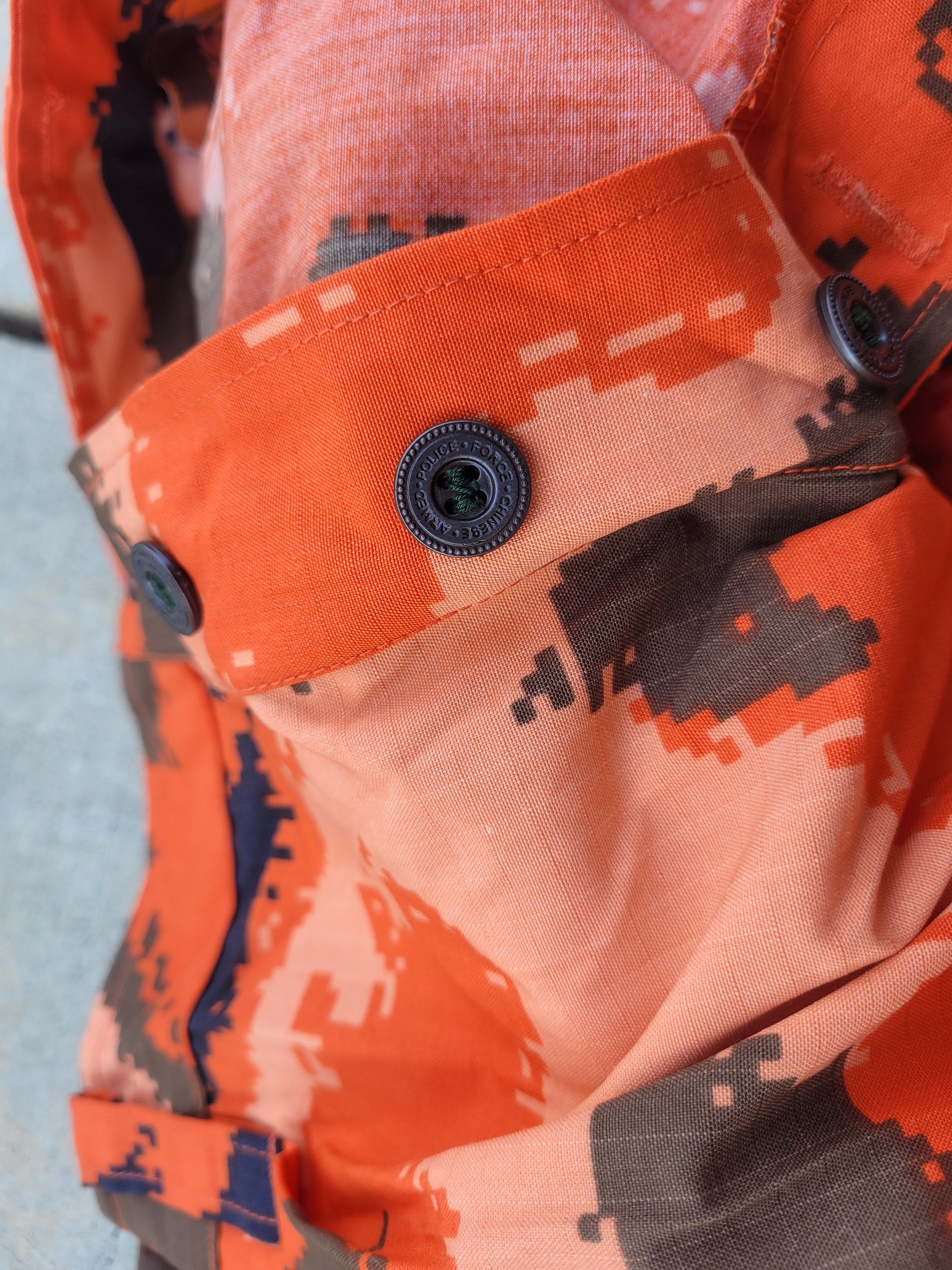 Surplus Chinese Military PAP BDU Uniform - Type 05 Firefighting ...